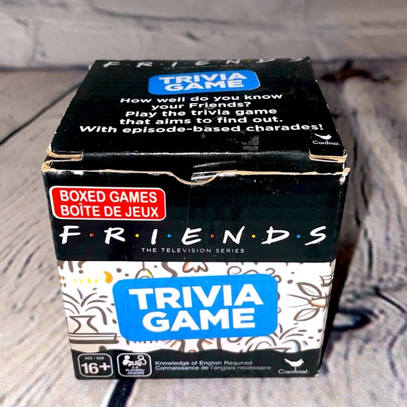 FRIENDS | Toys | Friends Tv Show Trivia Game Nostalgic Gift Party Game ...